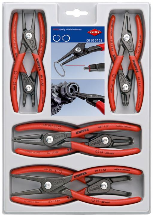 Knipex komplet preciznih klešta za seger osigurače 8 delova 00 20 04 SB