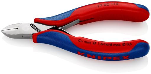 Knipex 77 02 115 klešta za bočno sečenje za elektroniku 115 mm