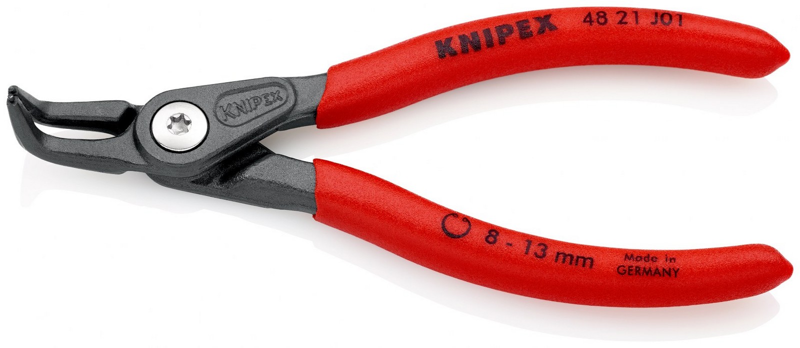 Knipex 48 21 J01 Precizna klešta za sigurnosne unutrašnje prstenove 130 mm