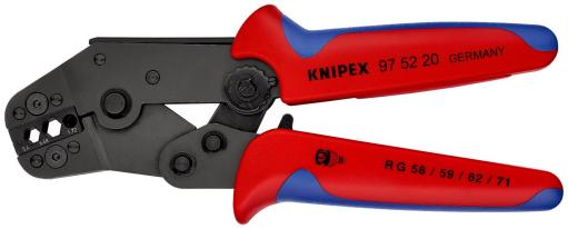 Knipex kratka krimp klešta za COAX, BNC i TNC konektore 97 52 20