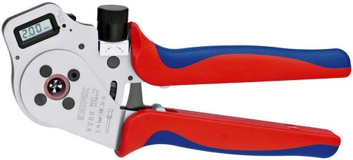 Knipex krimp klešta sa četiri trna za tokarene kontakte, s digitalnim prikazom 250mm 97 52 65 DG A