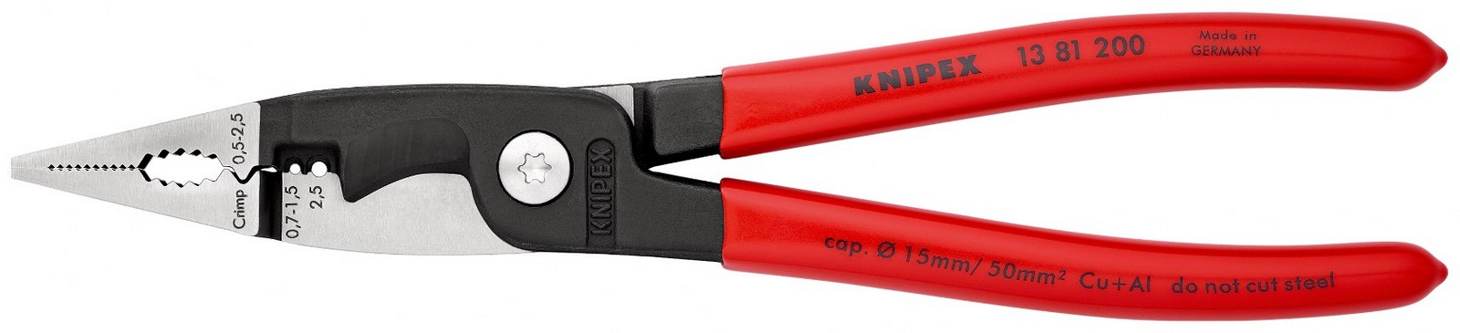 Knipex 13 81 200 SB klešta za električne instalacije 200 mm