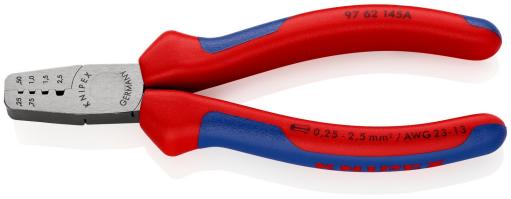 Knipex klešta za krimpovanje hilzni (kablovskih završetaka) 145mm 97 62 145 A