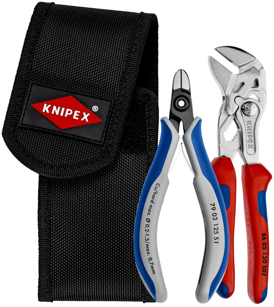 Knipex mini komplet klešta za kablovske vezice 2 dela 00 19 72 V01