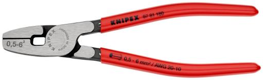 Knipex klešta za krimpovanje hilzni sa prednjim uvođenjem 0,5-6,0mm² 180mm 97 81 180