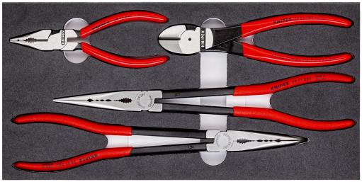 Knipex komplet klešta Autotmotive 4 dela u penastom ulošku 00 20 01 V16