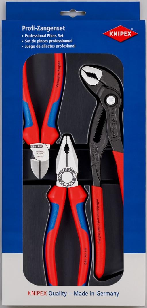 Knipex komplet klešta Bestseller 3 dela 00 20 09 V01