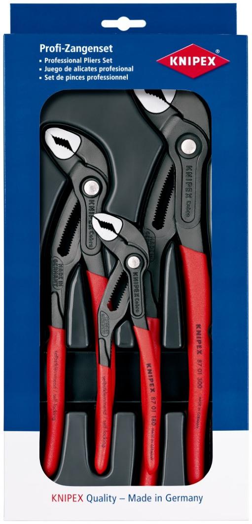 Knipex komplet papagaj klešta Cobra® 3 dela 00 20 09 V02