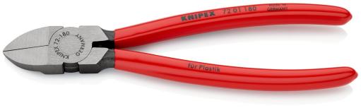 Knipex sečice kose za plastiku 180mm 72 01 180