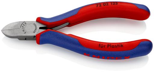 Knipex sečice kose za plastiku 125mm 72 02 125