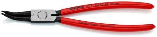 Knipex klešta za unutrašnje sigurnosne prstenove kriva 225mm 44 31 J32