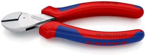 Knipex 73 05 160 SB X-Cut® Kompaktne Bočne sečice hromirane 160 mm