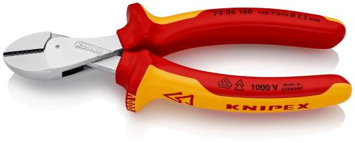 Knipex kompaktne kose sečice X-Cut® 1000V VDE 160mm u blister pakovanju 73 06 160 SB