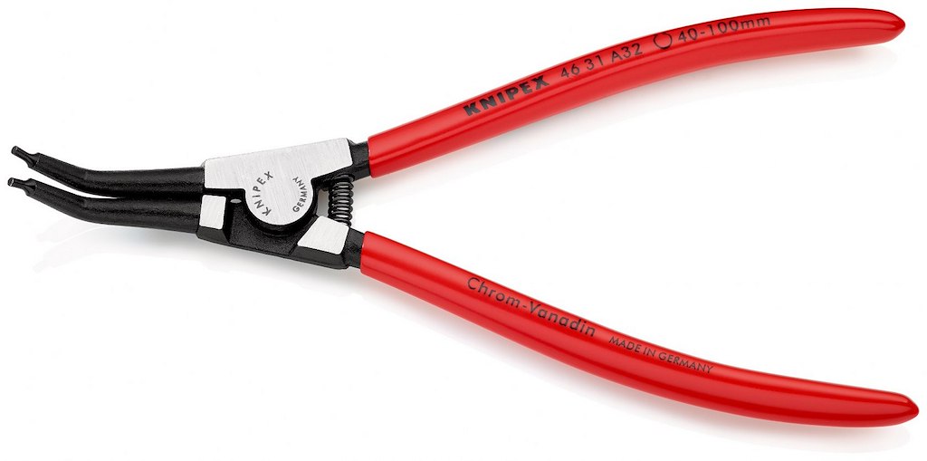 Knipex klešta za spoljašnje sigurnosne prstenove kriva 210mm 46 31 A32