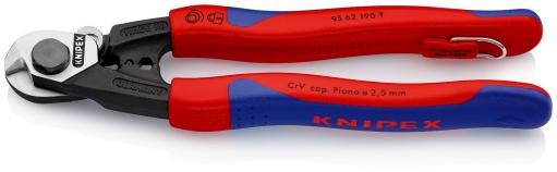 Knipex 95 62 190 T BK klešta za sečenje sajli, 190 mm