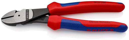 Knipex kose sečice ojačane pod uglom od 12° 200mm 74 22 200