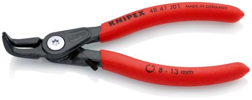 Knipex precizna klešta za unutrašnje sigurnosne prstenove sa graničnikom kriva 130mm 48 41 J01