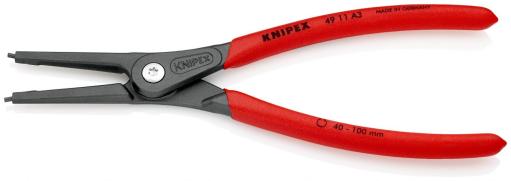 Knipex 49 11 A3 SB Precizna klešta za spoljašnje sigurnosne prstenove 225 mm