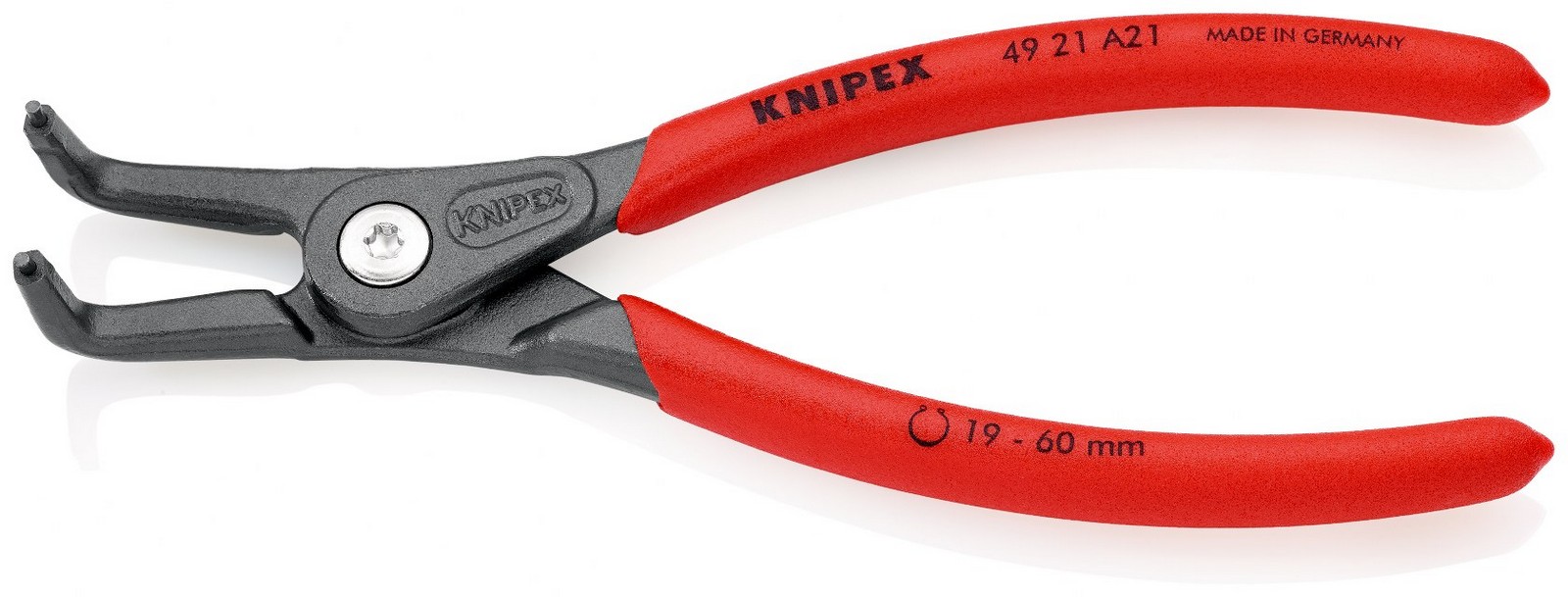 Knipex 49 21 A21 SB Precizna klešta za spoljašnje sigurnosne prstenove 165 mm