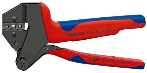 Knipex klešta za krimpovanje sa umetkom za neizolovane konektore 97 43 05