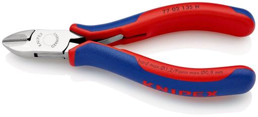 Knipex kose sečice za elektroniku s umetnutom oštricom od tvrdog metala 135mm 77 02 135 H