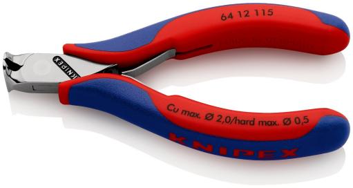 Knipex sečice čeone za elektroniku 115mm 64 12 115