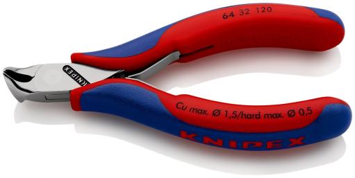 Knipex sečice čeone za elektroniku 120mm 64 32 120