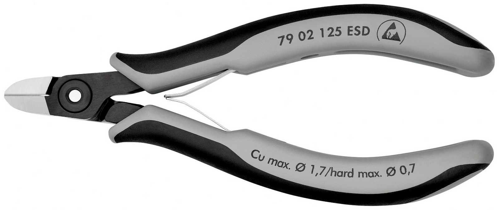 Knipex 79 02 125 ESD Precizna Elektroničarska klešta za bočno sečenje ESD 125 mm