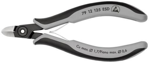 Knipex precizne kose sečice za elektroniku ESD 125mm 79 12 125 ESD