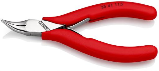 Knipex klešta za hvatanje za elektroniku pod uglom od 45° 115mm 35 41 115