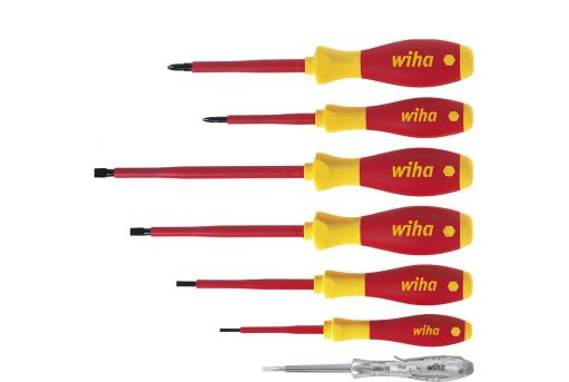 Wiha 00834 Set odvijača SoftFinish® električarski SL, Phillips 7 delova