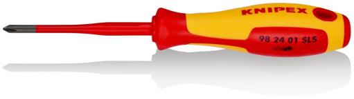 Knipex odvijač Slim PlusMinus Phillips® 1000V VDE PH/S1 98 24 01 SLS