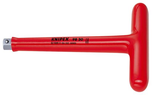 Knipex T-ručica 3/8 za nasadne ključeve izolovana 200mm 98 30