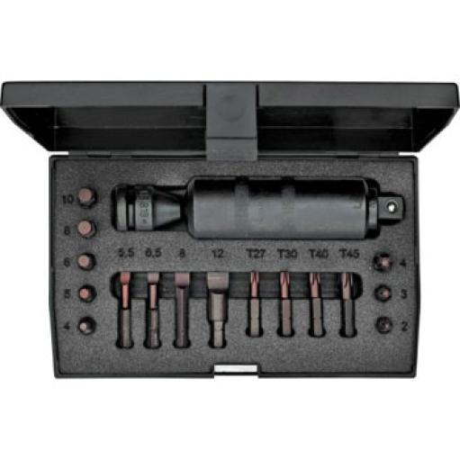 Gedore set udarnih odvijača 1/2" 18 delova K 1900-018