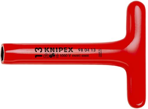 Knipex nasadni ključ sa T-drškom izolovan 1000V 17mm 98 05 17