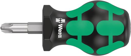 Wera 355 PZ Pozidriv Stubby kratki odvijač, PZ 3 x 25 mm, 05008855001