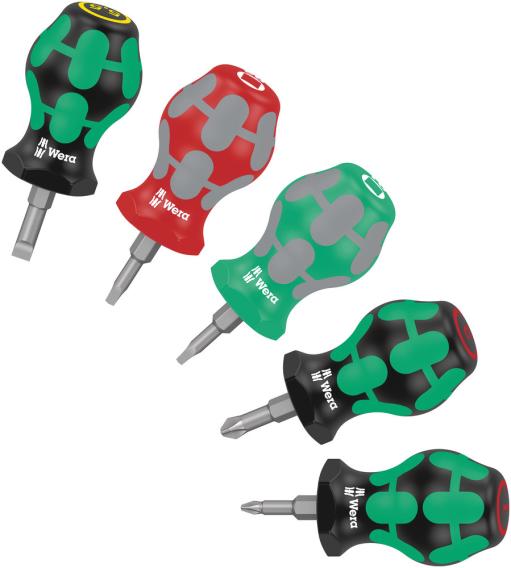 Wera Stubby set odvijača, 5 komada, 05008872001