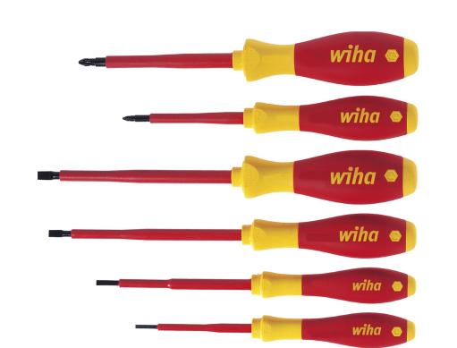 Wiha 25477 Set odvijača SoftFinish® električarski SL, Pozidriv 6 delova