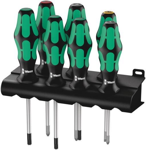 Wera 1x 335/350/367/7 Set odvijača Kraftform Plus Lasertip, 7 komada, 05320540001