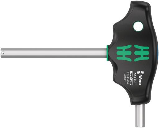 Wera 454 HF Hex-Plus odvijač sa T-ručkom, sa funkcijom držanja, 8 x 100 mm, 05023351001