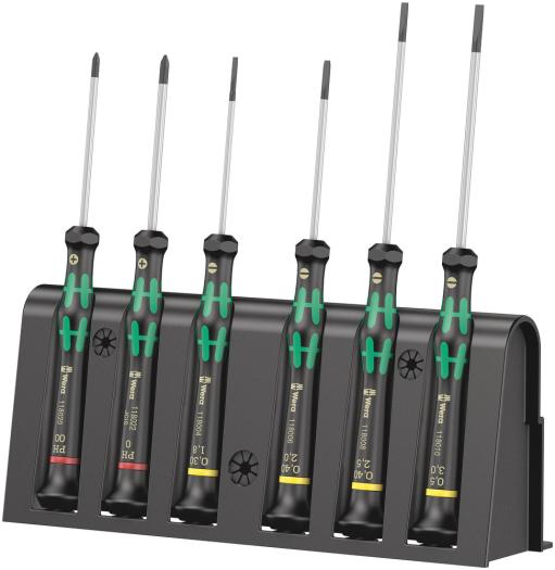 Wera 2035/6 Set odvijača i stalak, za elektroničare, 6 komada, 05118150001
