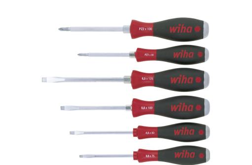 Wiha 21251 Set odvijača SoftFinish® sa čeličnim poklopcem, 6 delova