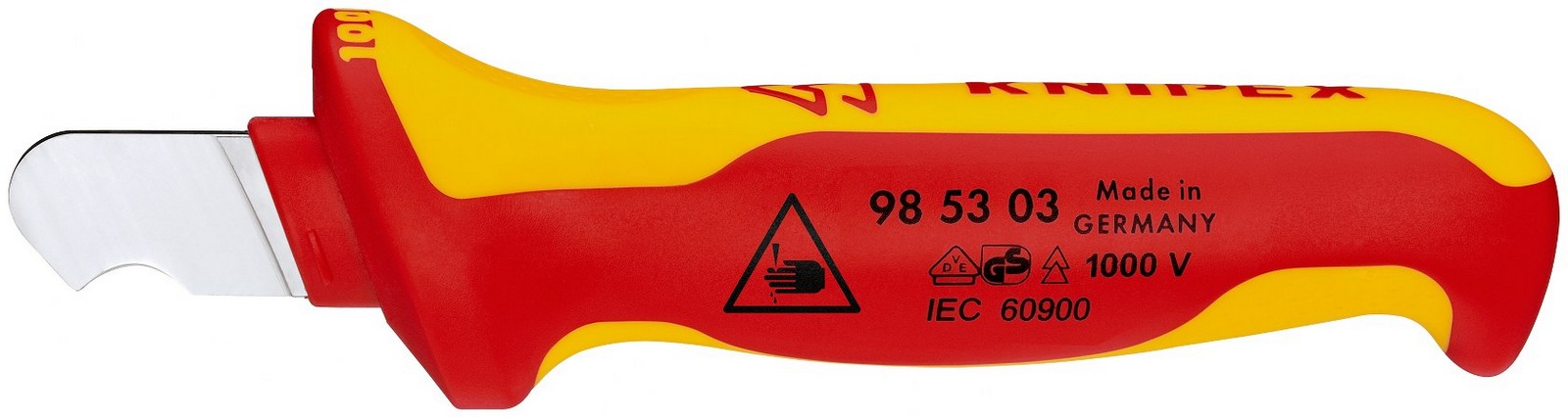 Knipex nož za električare 1000V VDE kukast 170mm 98 53 03