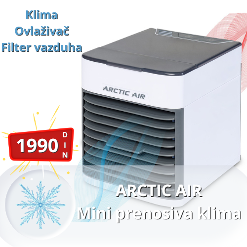 Arctic Air Mini prenosiva klima ovlaživač vazduha
Arctic Air Mini prenosiva klima ovlaživač vazduha