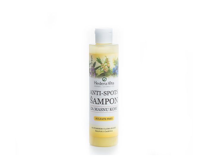 ANTI-SPOTS BLAGI ŠAMPON ZA MASNU KOSU, 250ML