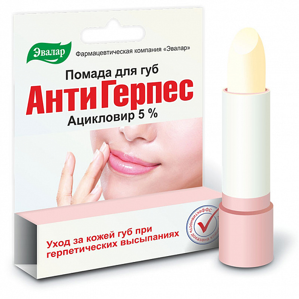 Antiherpes stik za usne Evalar