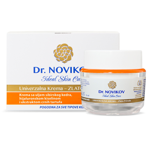 Dr. Novikov Ideal skin care – univerzalna krema Zlato prirode 50ml