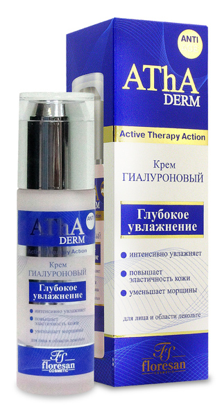 Hijaluronska krema za lice i dekolte – Dubinska hidratacija (AThA Derm)