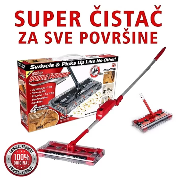 Bežični Aspirator i Usisivač Swivel Sweeper