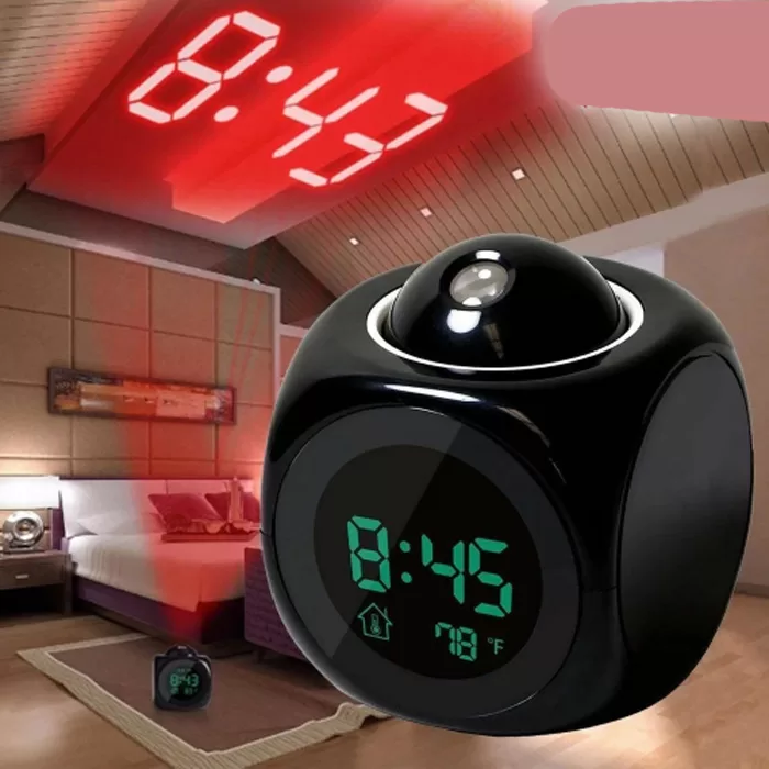 Digitalni sat projektor, termometar, alarm 5u1  – Komadi 2 Komada